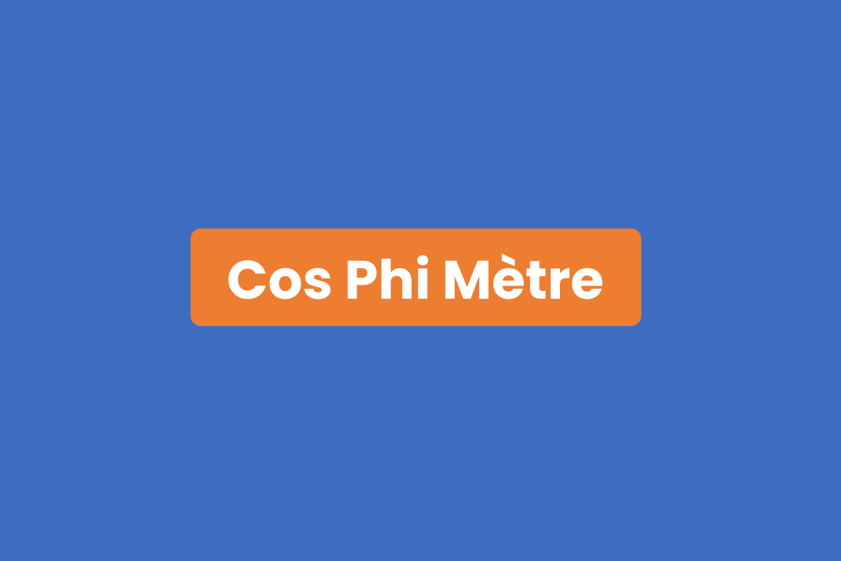 Cos Phi Mètre